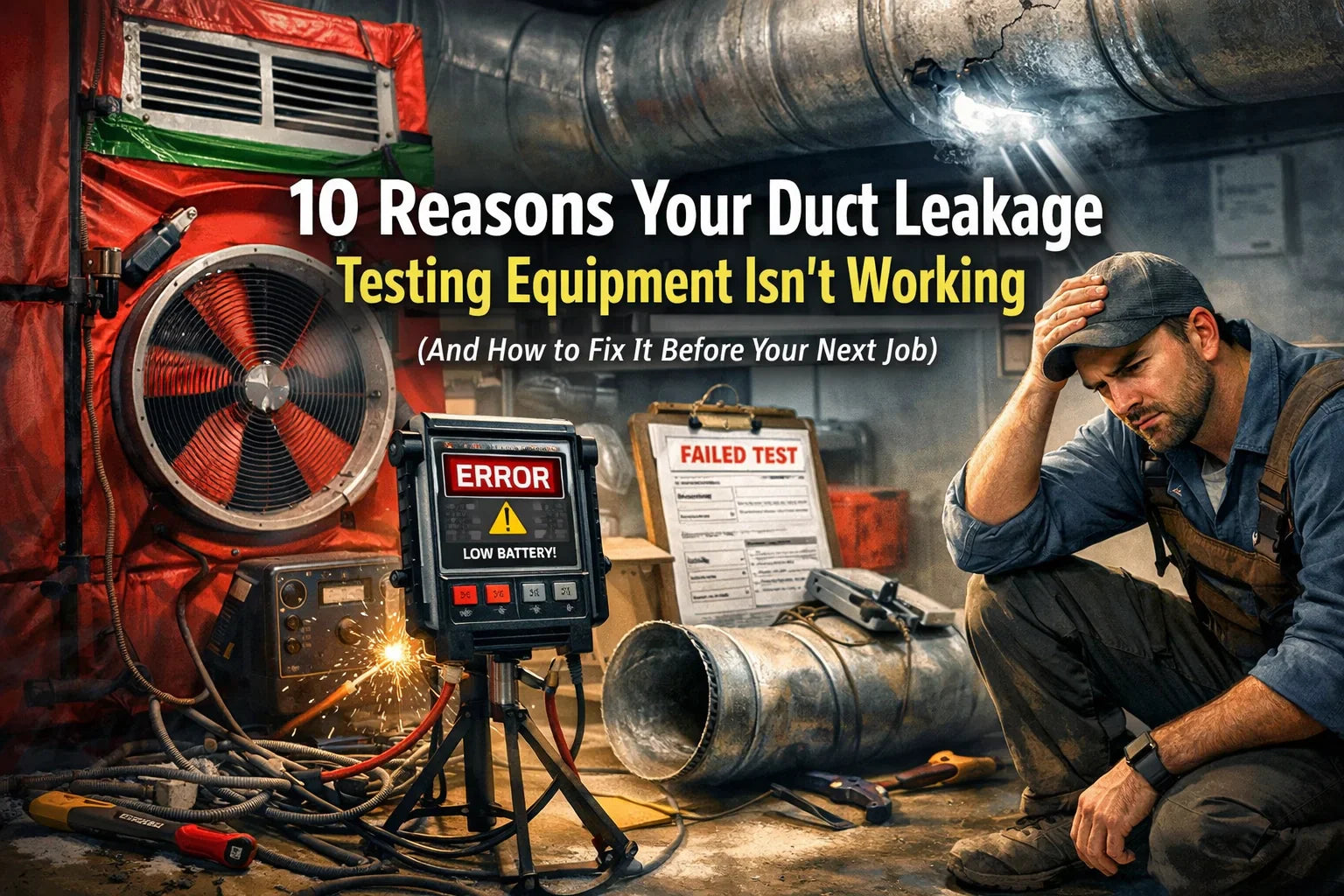 10 Reasons Your Duct Leakage Testing Equipment Isn't Working (And How ...